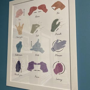 ASL Emotion Flashcards, Sign Language Feelings Flash Cards, Montessori ...