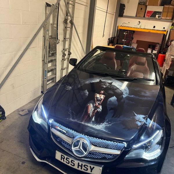 Redback Spider Car Hood Wrap, Car Hood Decal, Truck Hood Wrap, Car Hood ...