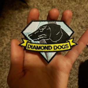 Diamond Dogs Iron on Patch From Metal Gear Solid V the Phantom Pain by ...