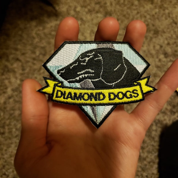 Diamond Dogs Patch Iron on From Metal Gear Solid V the Phantom Pain - Etsy