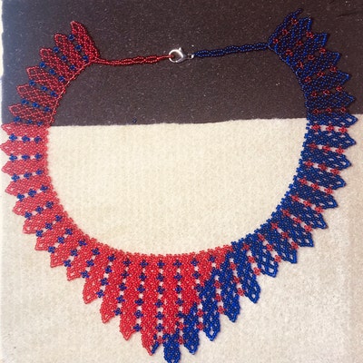 Solid Netted Beaded Scarf Pattern - Etsy