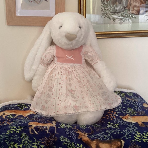 Classic Floral Dress for Bunnies, Classic Elegant Floral for Stuffed ...