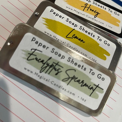 Soap Sheets-single Use Soap-travel Soap-portable Hand Soap-camping Soap ...