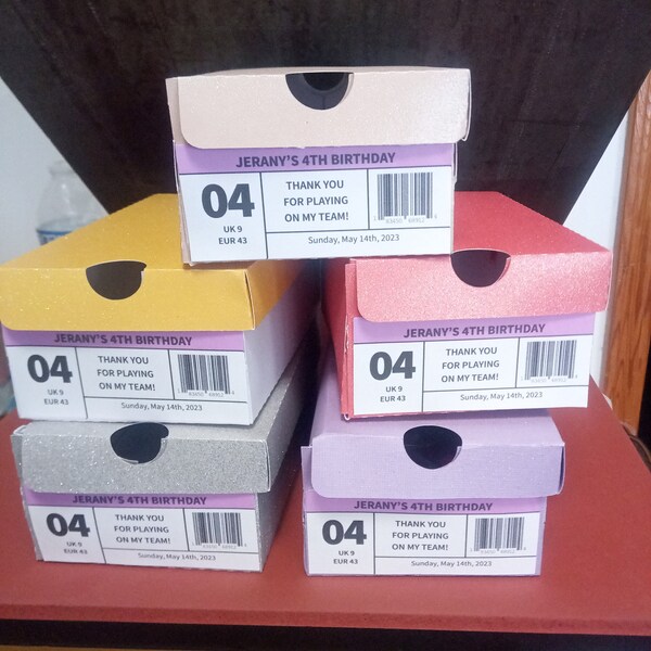 Shoe Box SVG Template Label, Editable Shoe Box Label, Sneaker Box SVG, Cricut Cut Files ...