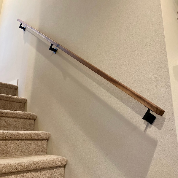 Linear Handrail Bracket - Mid Century Modern, Metal Handrail Bracket ...