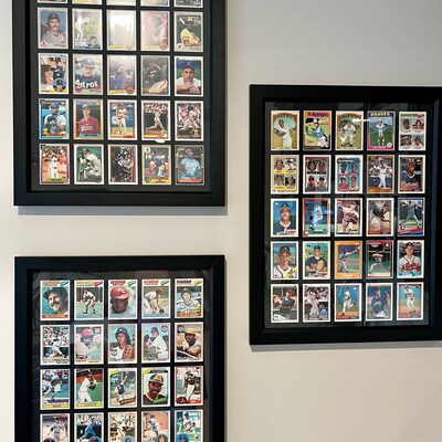 25 Trading Card Frame Card Display Frame Custom Card Frame Card Frame ...