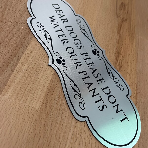 Designer Paws, Please Do Not Let the Dog Out Wall or Door Sign - Etsy