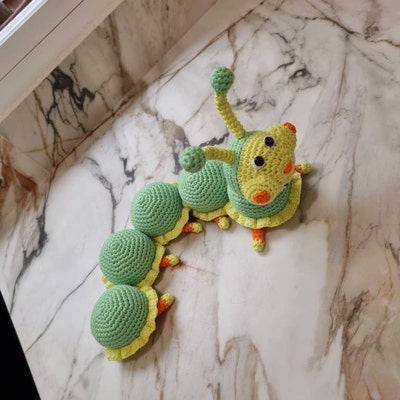 Crochet Pattern Bumble Bee and Caterpillar, Amigurumi Pattern ...