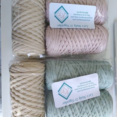 Crochet 5 Mm Cord, Macrame Poly Rope for Crochet and Knitting Baskets ...