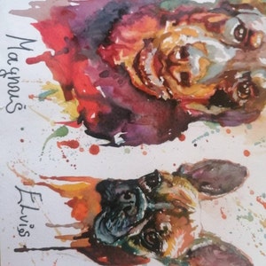 Rabbit, Custom Pet Portrait, Pet Painting, From Photo, Custom Rabbit ...