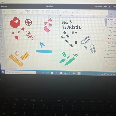 Teacher SVG Cut File, Teaching Heart School Supplies, Teacher ...