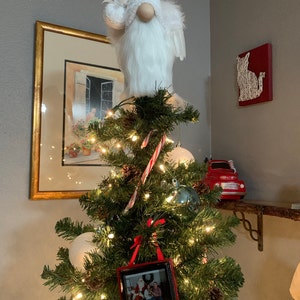 Angel Gnome, Tree Topper, Memorial Gnome Holiday Gnome, Christmas ...