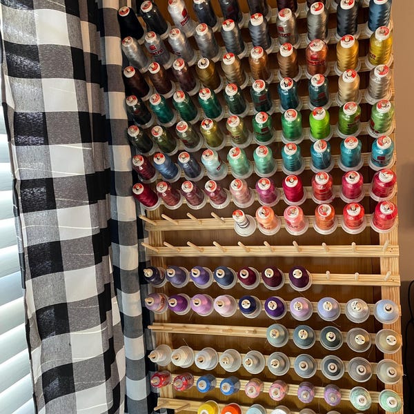 180 Spool Thread Rack 2 Inch Spacing-thread Organization, Thread ...