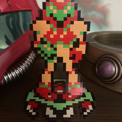 Metroid Samus Sprite Nintendo Inspired - Etsy