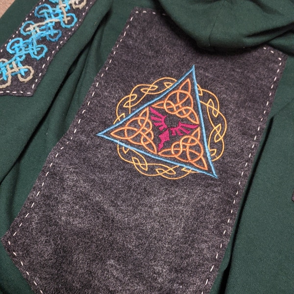 Zelda Machine Embroidery Design - Celtic Triforce 4x4 - Etsy