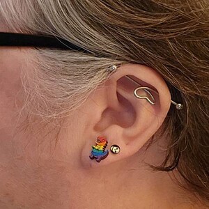 Sickle Cell Wood Earrings, Healthcare Earrings, Sickle Cell Awareness ...