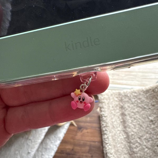 Yumo Gummy Bear Handmade Cell Phone Strap Chain | Pink & Green Glow in ...