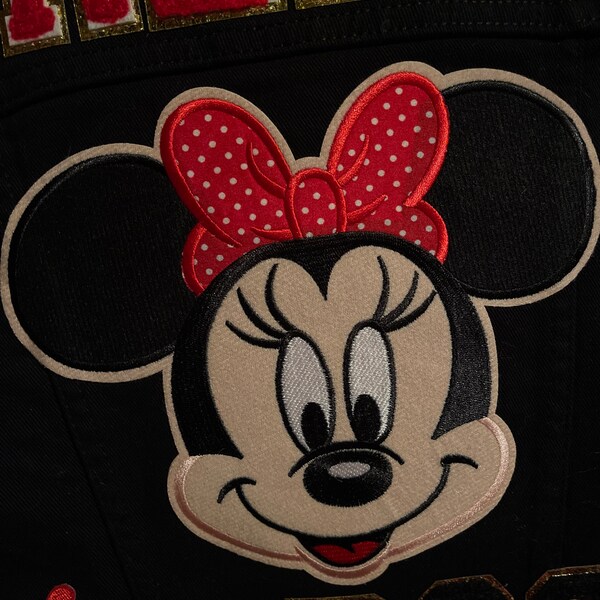 Minnie Mouse Patch, Mickey Patch, Disney Iron on Patch, Embroidery ...