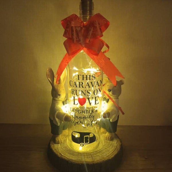 Handcrafted Themed David Bowie LED Bottle Lamp - Etsy UK
