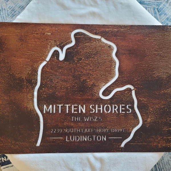 Custom Rusty Metal Sign, Farm Signs, Personalized Gifts, Custom Logo ...