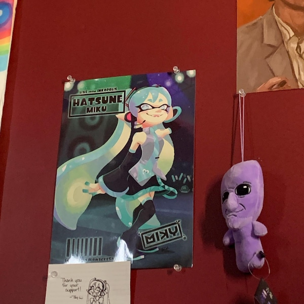 Hatsune Miku Splatoon Print - Etsy