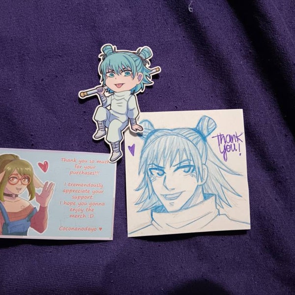 PRE-ORDER Jujutsu Kaisen Vinyl Stickers || Kashimo/ Hana/ Higuruma ...