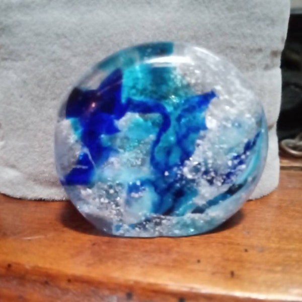 Memorial Glass Orb, Cremation Glass, Keepsake, Rainbow Bridge, Loved ...