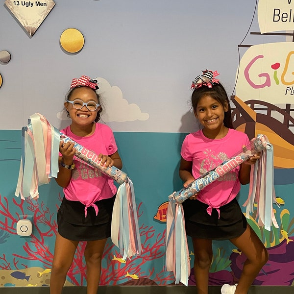 Custom Glitter/confetti-filled Spirit Stick (1); for All Sports, Cheer ...