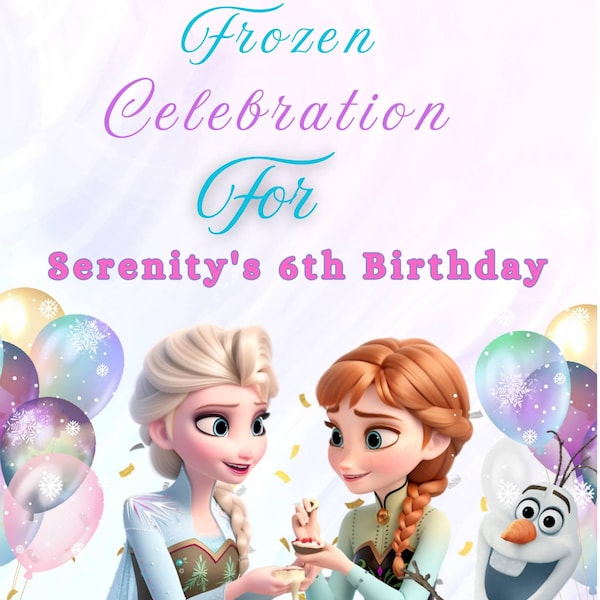 Editable Little Mermaid Milestone Sign, Ariel Birthday Decor Template ...