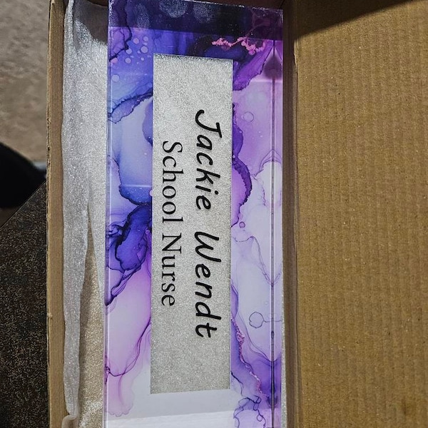 Phd Gift, Teacher Name Plate, Office Decor, Desk Name Plate Custom ...