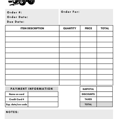 Invoice, Invoice Template, Business Invoice, Printable Invoice, Invoice ...