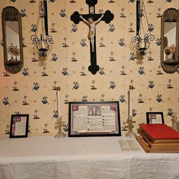 Latin Mass Altar Cards Traditional Catholic Tridentine Pre Vatican 2 ...