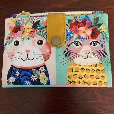 Drippy Wallet Women, Folk Wallet Women, Girly Wallet Credit Card, Women ...