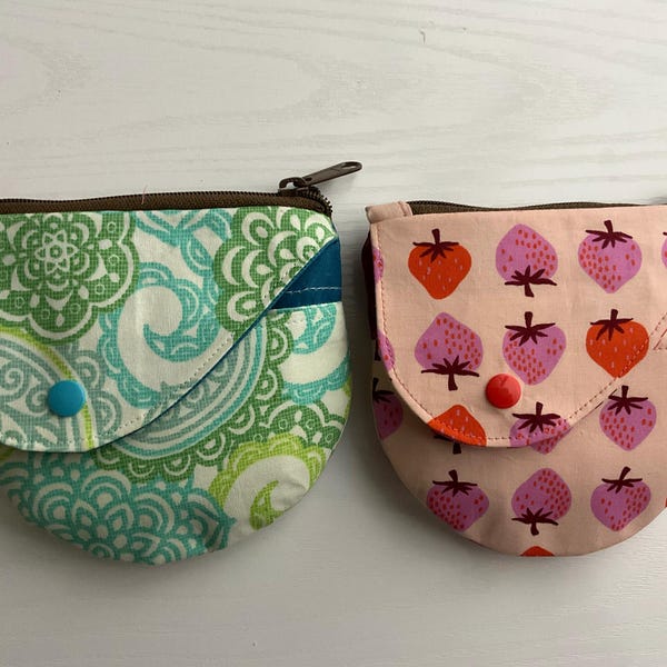 Mini Zipper Pouch PDF Sewing Pattern | Beginner and Scrap Friendly - Etsy