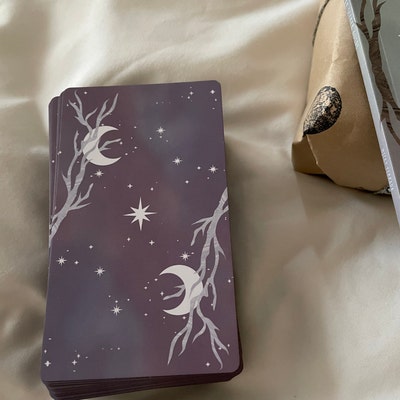 Star Seeker Wooden Card Stand Daily Card Pull Birch Walnut - Etsy