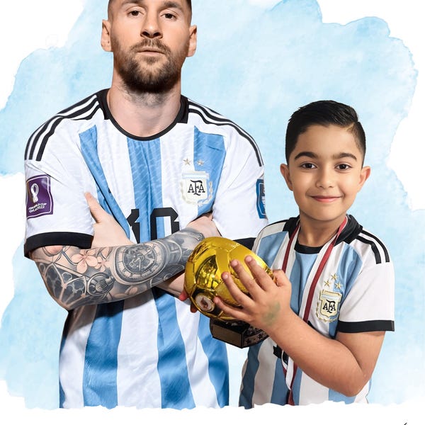 Custom Leo Messi Soccer Uniform Jersey With Messi Signature ,graduation ...