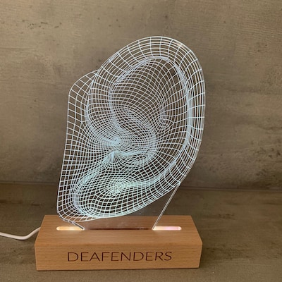 Cat on the Moon Led Night Light, 3D Illusion Table Lamp for Animal ...