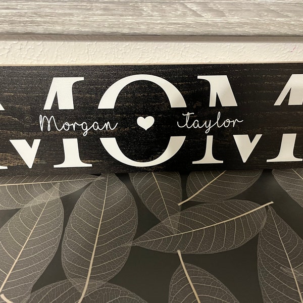 Mom Birthday Gift, Mother's Day Gift, Mom Wood Sign, Gift for Mom, Mom ...