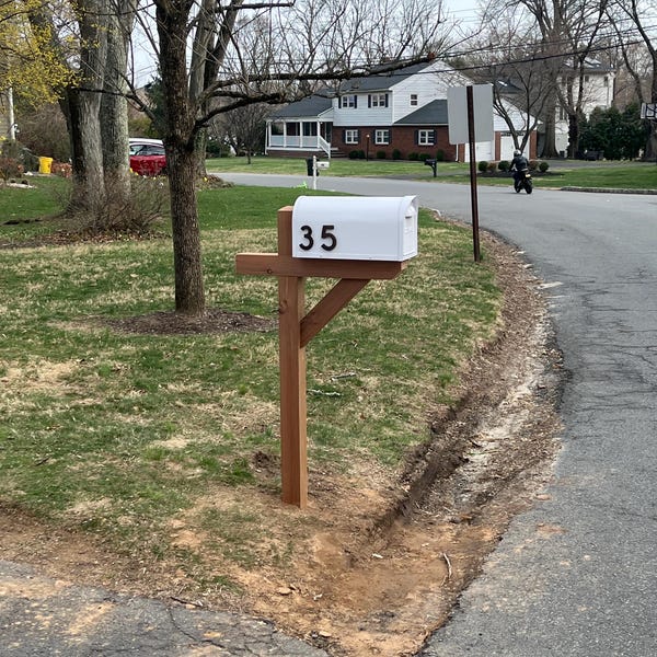 Cedar Mailbox Post 5x5 Rustic Rough Sawn - Etsy