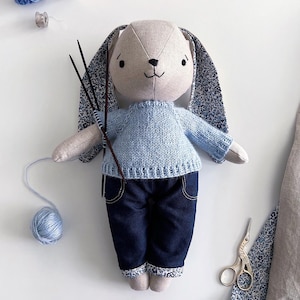 PDF Bunny Rabbit Sewing Pattern & Tutorial Bunny Sewing - Etsy