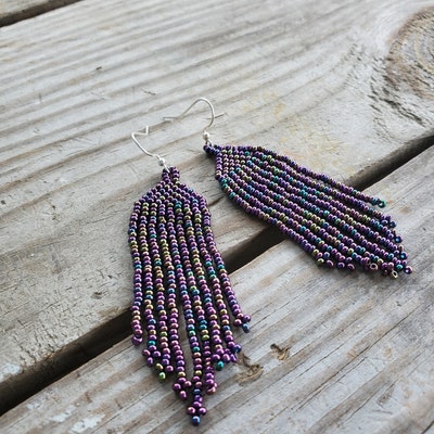 Size 10/0 Three Cut-tri Cut TRANSPARENT Emerald-green - Etsy