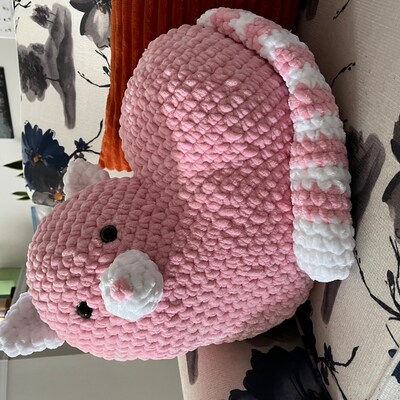 Pink Tiger Comforter Plush Crochet Tiger Toy Amigurumi Stuffed - Etsy