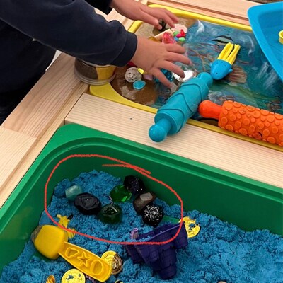 Dinosaur Themed Resin Tray for Flisat Table, Fossils, T. Rex ...