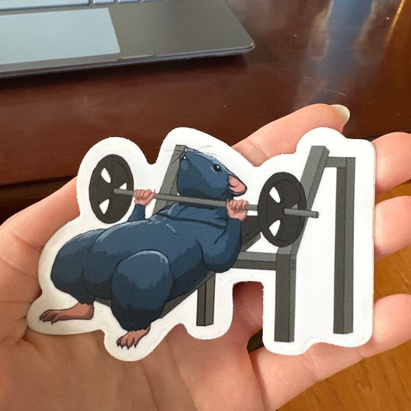 Cockroach Gym Sticker-fitness Sticker Weightlifting Sticker Funny ...