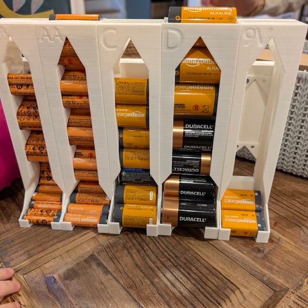 Battery Storage Dispensers (AA, AAA, C, D, & 9V, +more) - Etsy