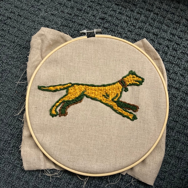 Medieval Embroidery Pattern and Instructions - Talbot - Instant ...