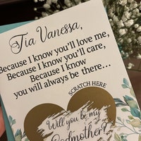 CONFIRMATION SPONSOR Proposal Card, Will You Be My Confirmation Sponsor ...