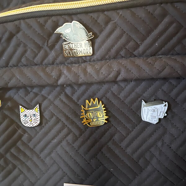 Kittenstein Cat Artist Enamel Pin - Etsy