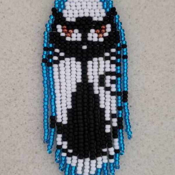 PDF BEADING PATTERN Birds Raven Beaded Oval Earrings Pattern - Etsy