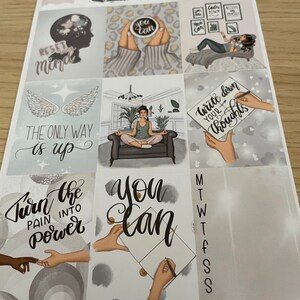 Anxiety Stickers Panic Attack Stickers Depression Stickers | Etsy